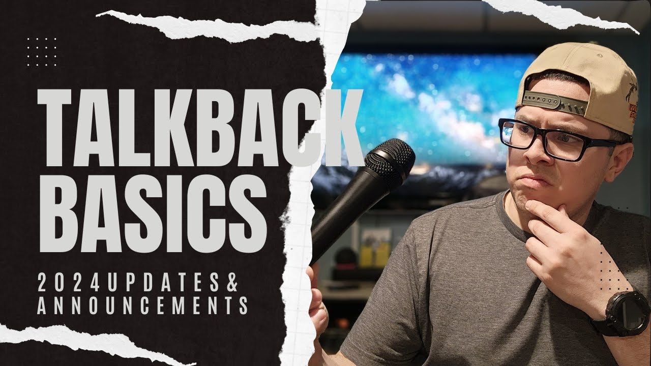 Talkback Mic basics//2024 Updates and Announcements @brotherwilltorres ...
