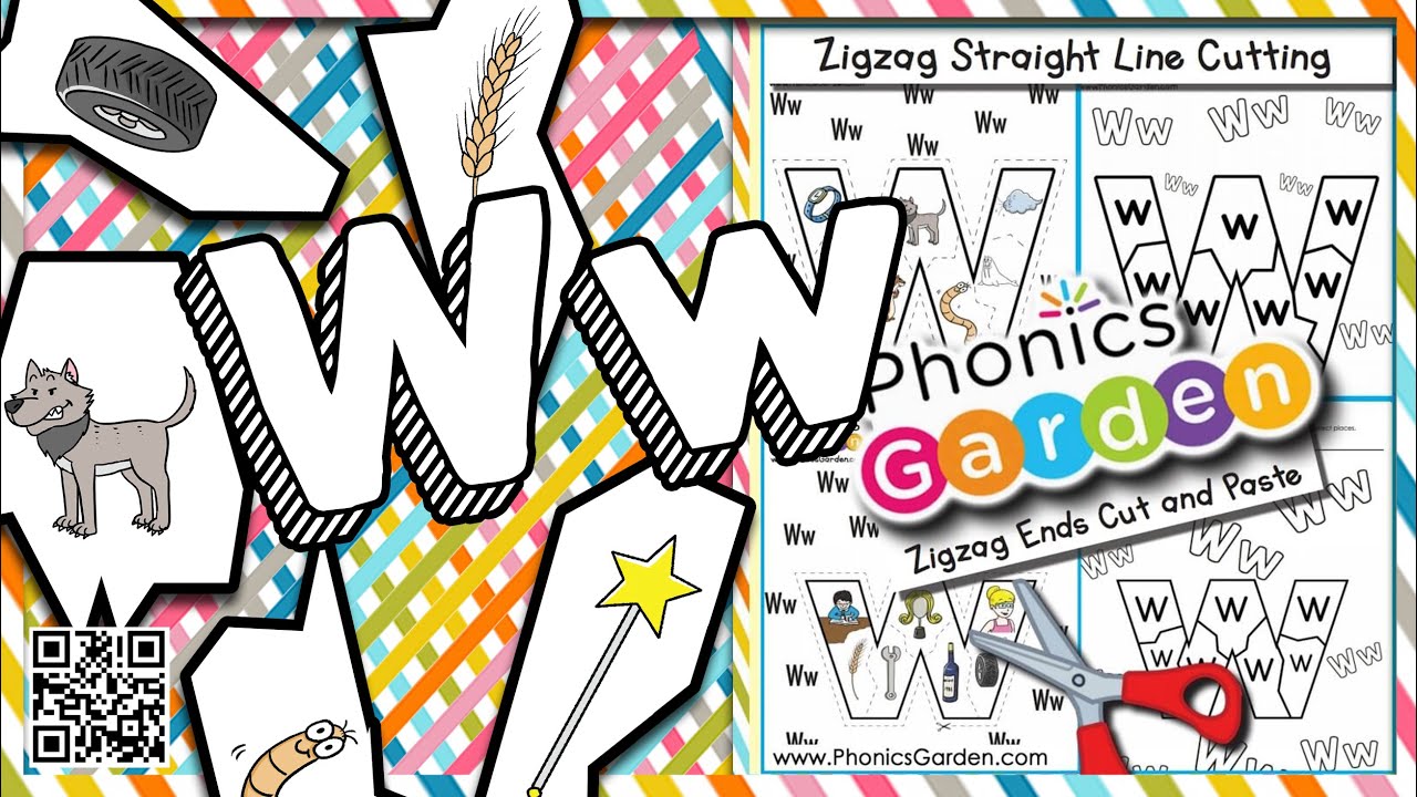 Ww | Alphabet Puzzle | Cut & Paste | Phonics Garden - YouTube