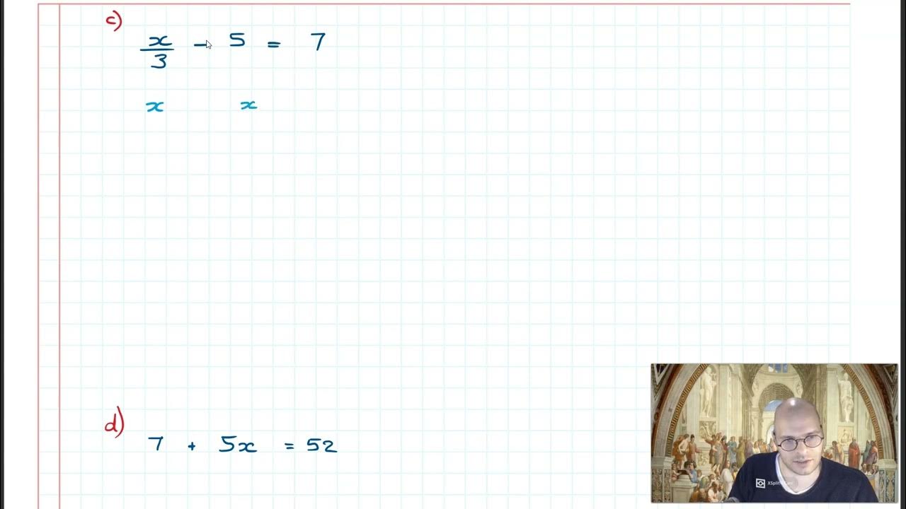 Solving Equations - YouTube