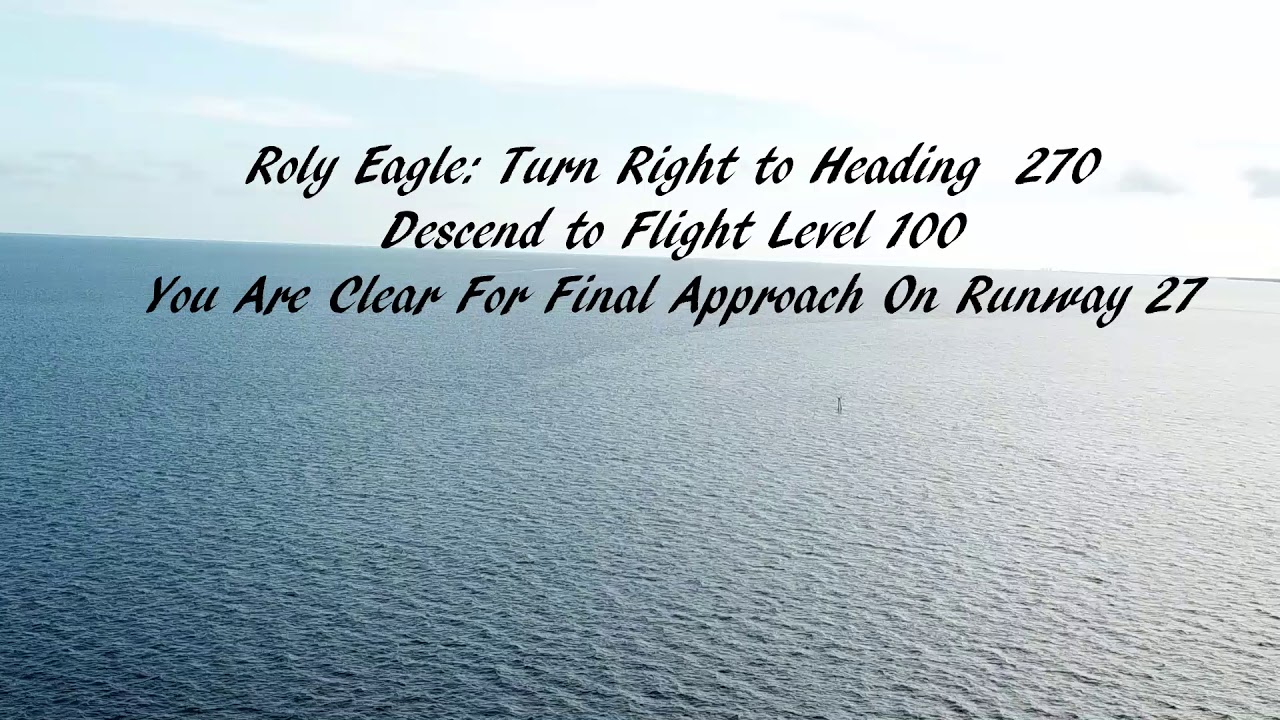 Lugo Point Take Off and Approach Runway 27 - YouTube