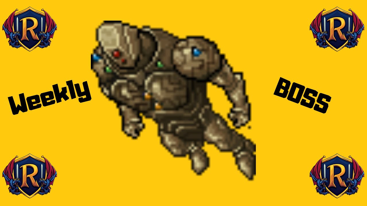 TITANUSMOR (WEEKLY BOSS!) | Rookgaardian | Rookgaard Tibia Otserv - YouTube