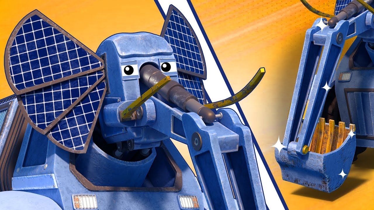 NEW ! AnimaCars ! Discover Meagle : Half Elephant , Half Excavator ...