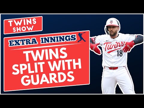 Minnesota Twins split with Cleveland Guardians at a rainy Target Field ...