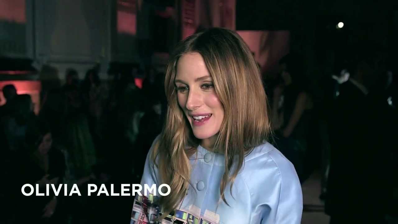 Olivia Palermo at London Fashion Week Autumn/Winter 2014 - YouTube