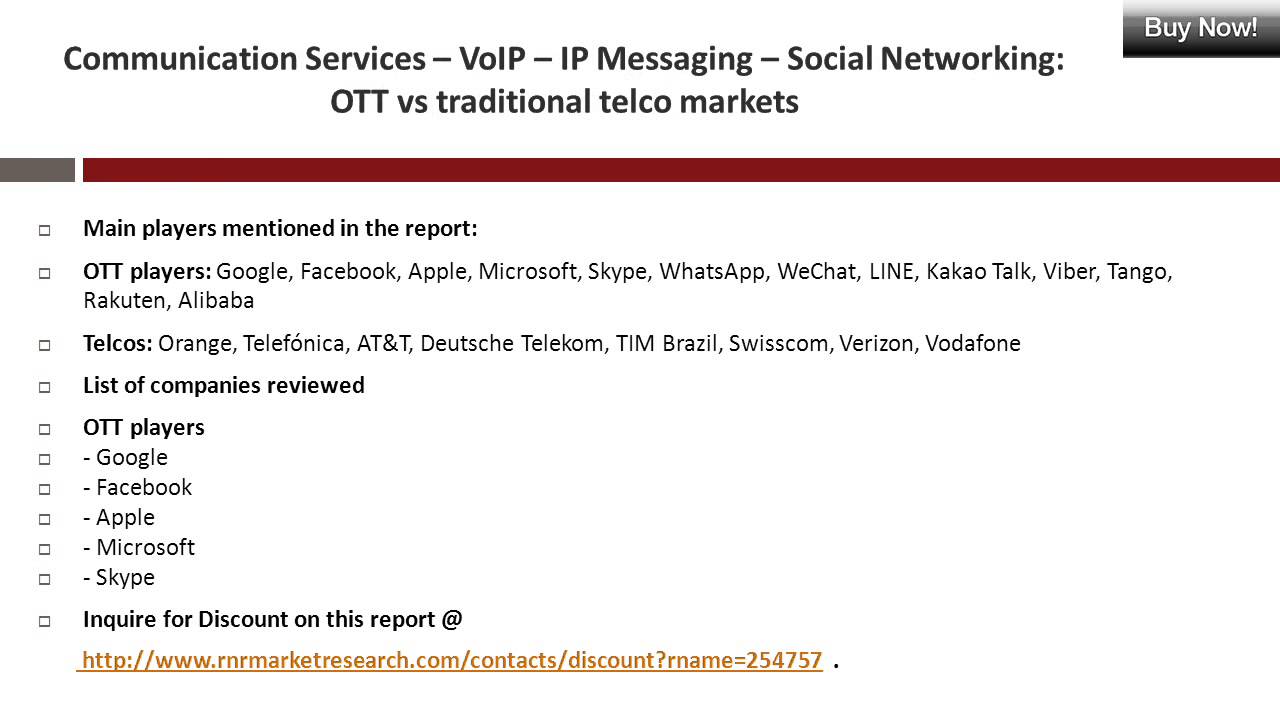 OTT Communication Market Strategic Analysis and Forecast to 2018 - YouTube