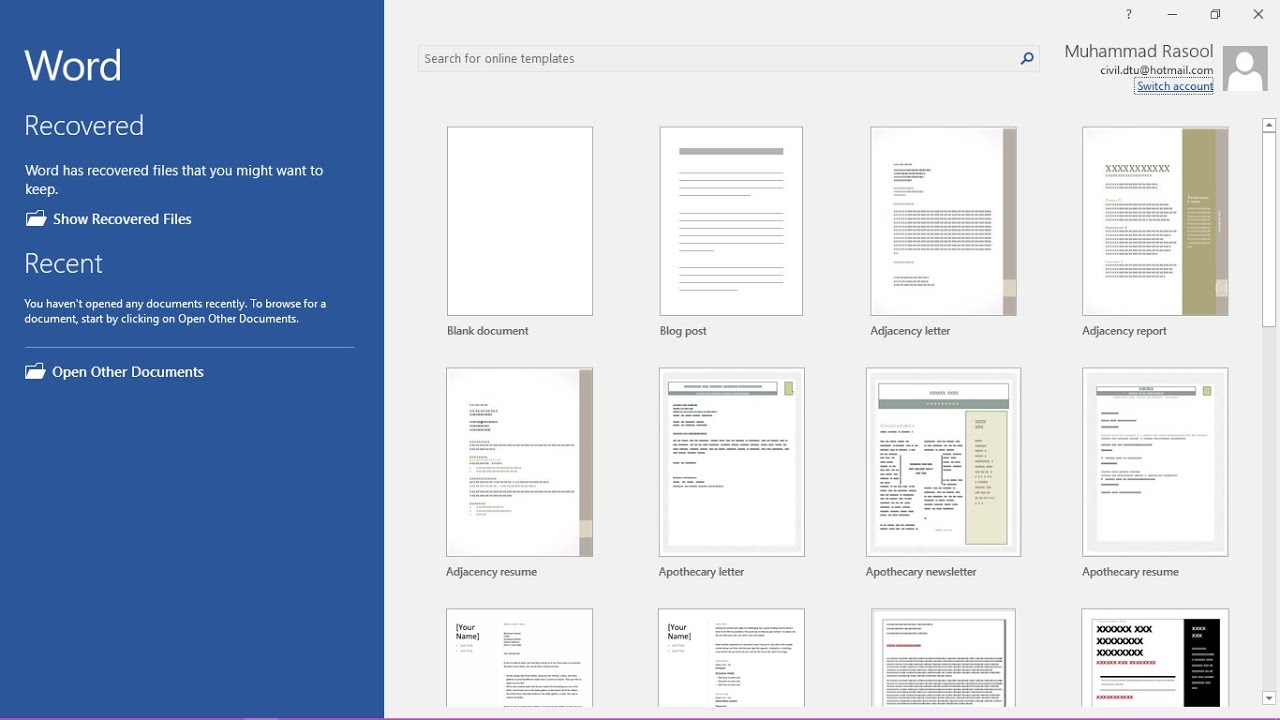 Working with Section Microsoft Word Intermediate - YouTube