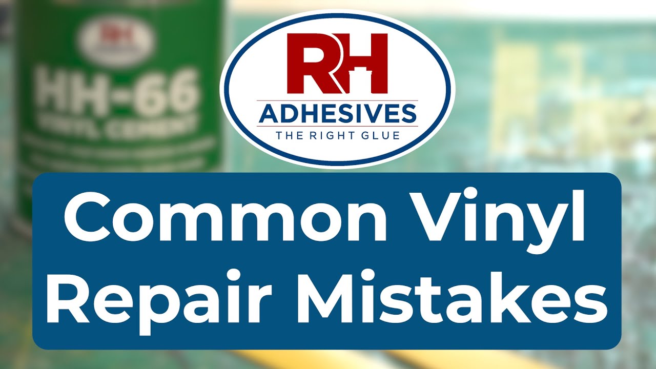 3 common mistakes in repairing vinyl - YouTube
