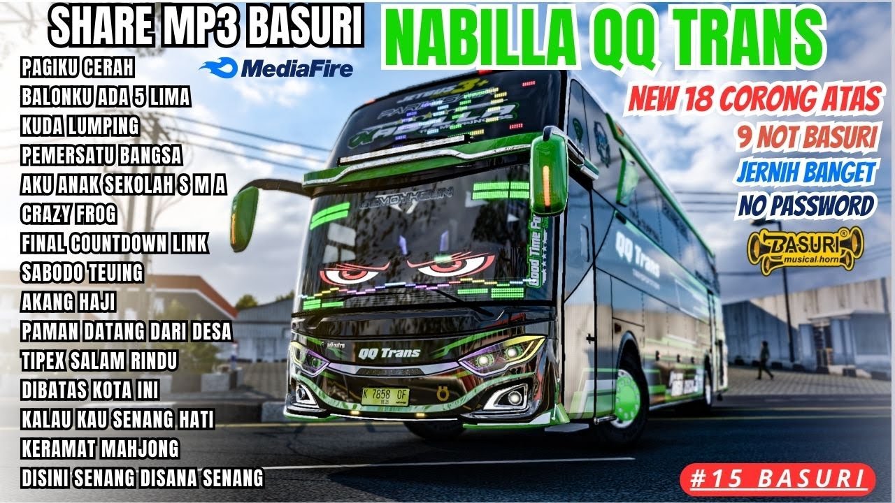 VIRAL 🤤 MP3 BASURI NABILLA QQ TRANS 9 NOT BASURI 18 CORONG ATAS ‼️ MP3 ...