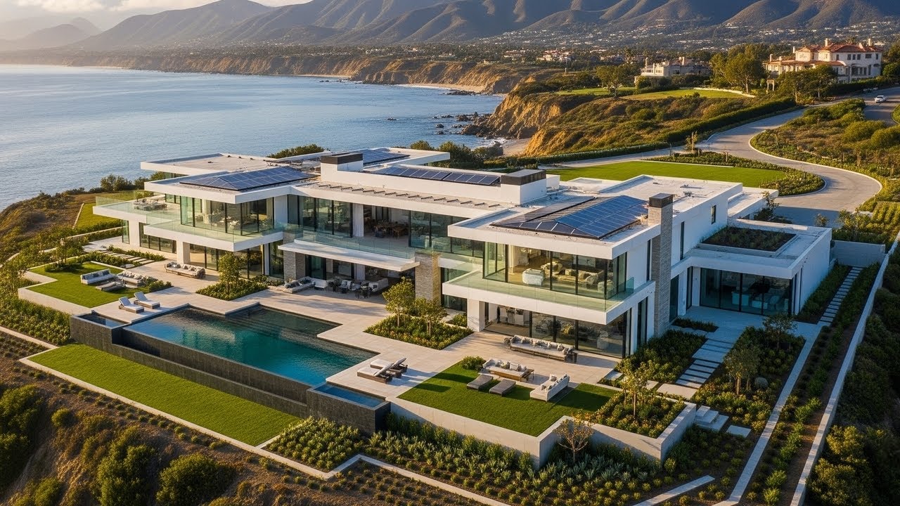 Inside a $100,000,000 Malibu Mega-Mansion with Endless Ocean Views ...