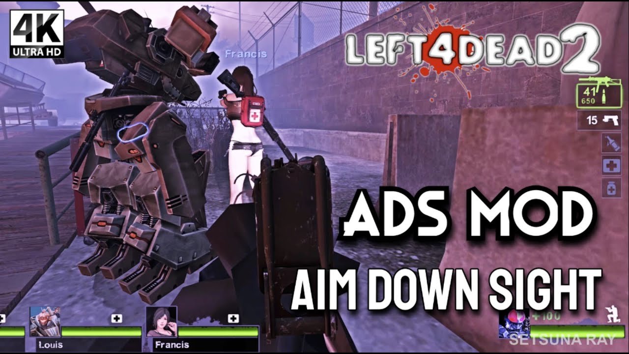 Left 4 Dead 2 #2 Aim Down Sight (ADS) MOD Gameplay Playthrough Reshade ...