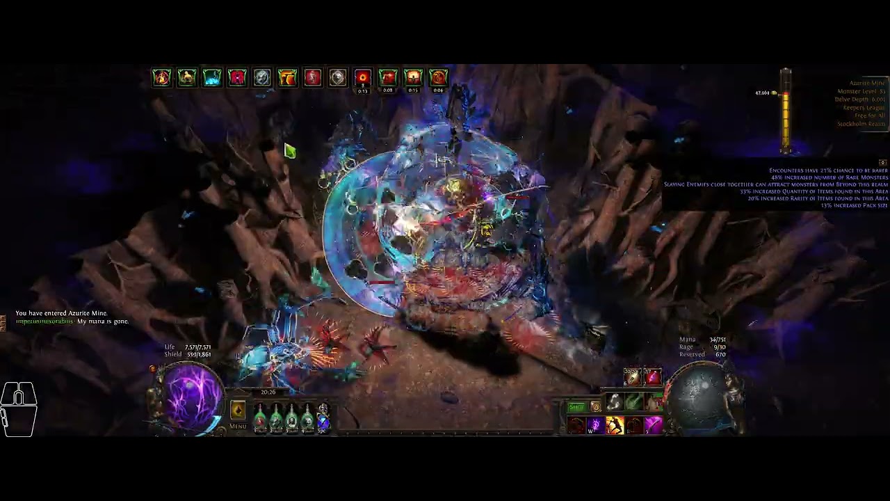 PoE Delve depth 6000+ nodes: Lifeless Camp (Depth: 6000) - YouTube