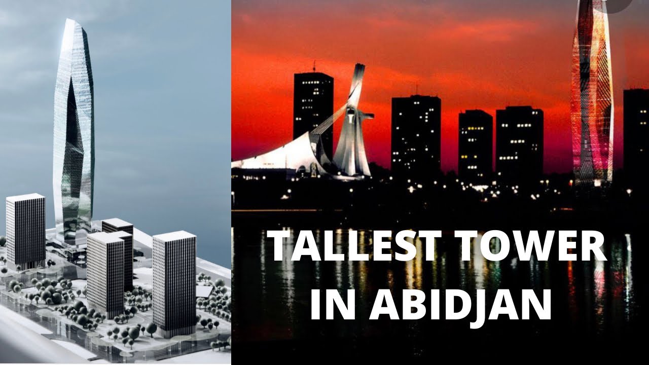 🇨🇮 LA TOUR F DU PLATEAU ABIDJAN/côte d’ivoire, F TOWER IN ABIDJAN IVORY ...