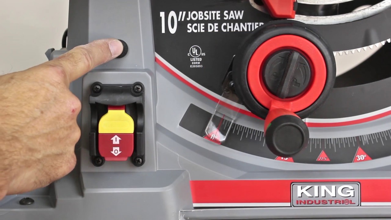 King Industrial 10 Jobsite Saw - TheToolStore.ca - YouTube