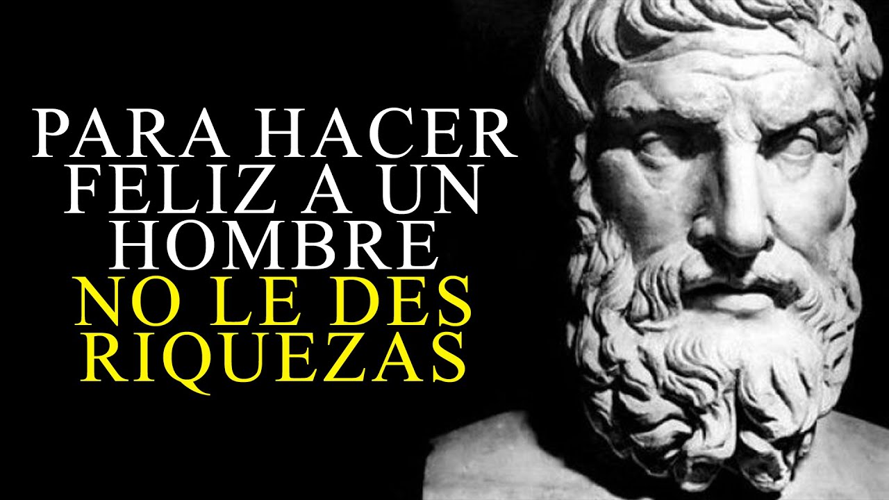 📓 Palabras sabias de EPICURIO | Un viaje a la SABIDURÍA de la vida en ...