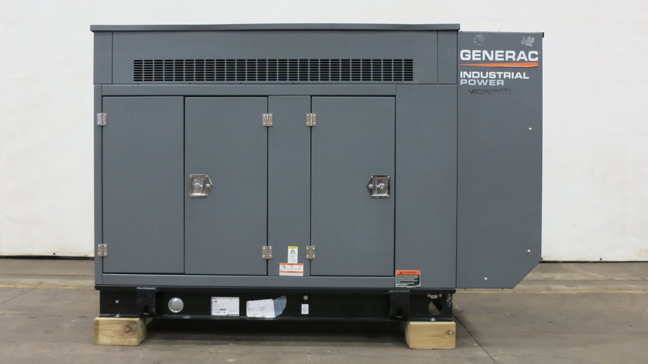 2016 Generac SG0050 50 kW natural gas generator, Ford engine, 1.9 Hrs ...