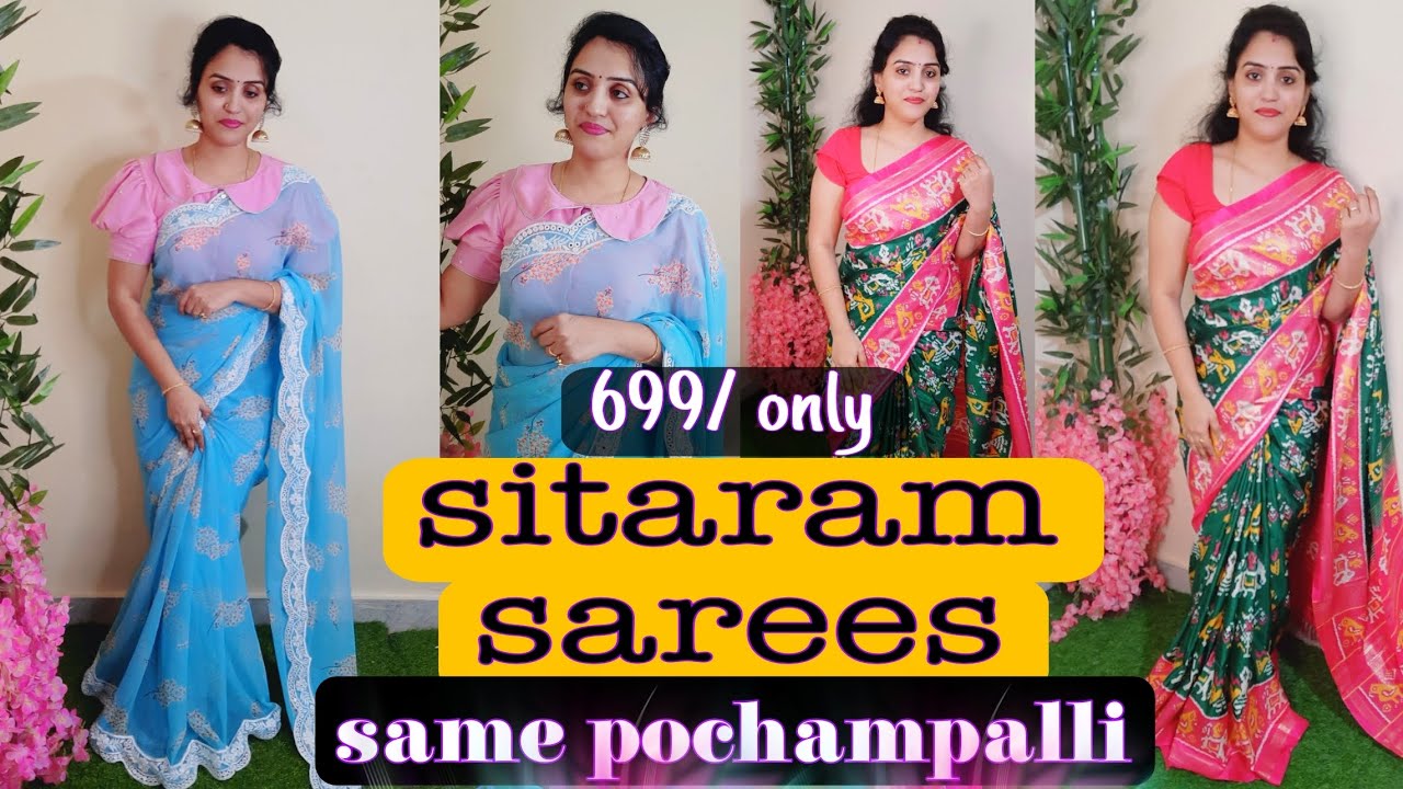 sitaram saeee. Semi pochampalli Mittal sarees.at low cosr. saeee ...