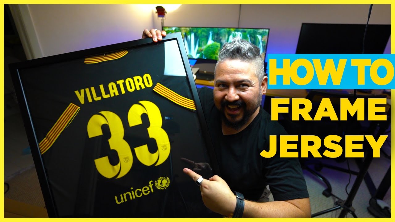 How to FRAME your FAVORITE JERSEY SHIRT? / Como ENMARCAR la CAMISETA de ...