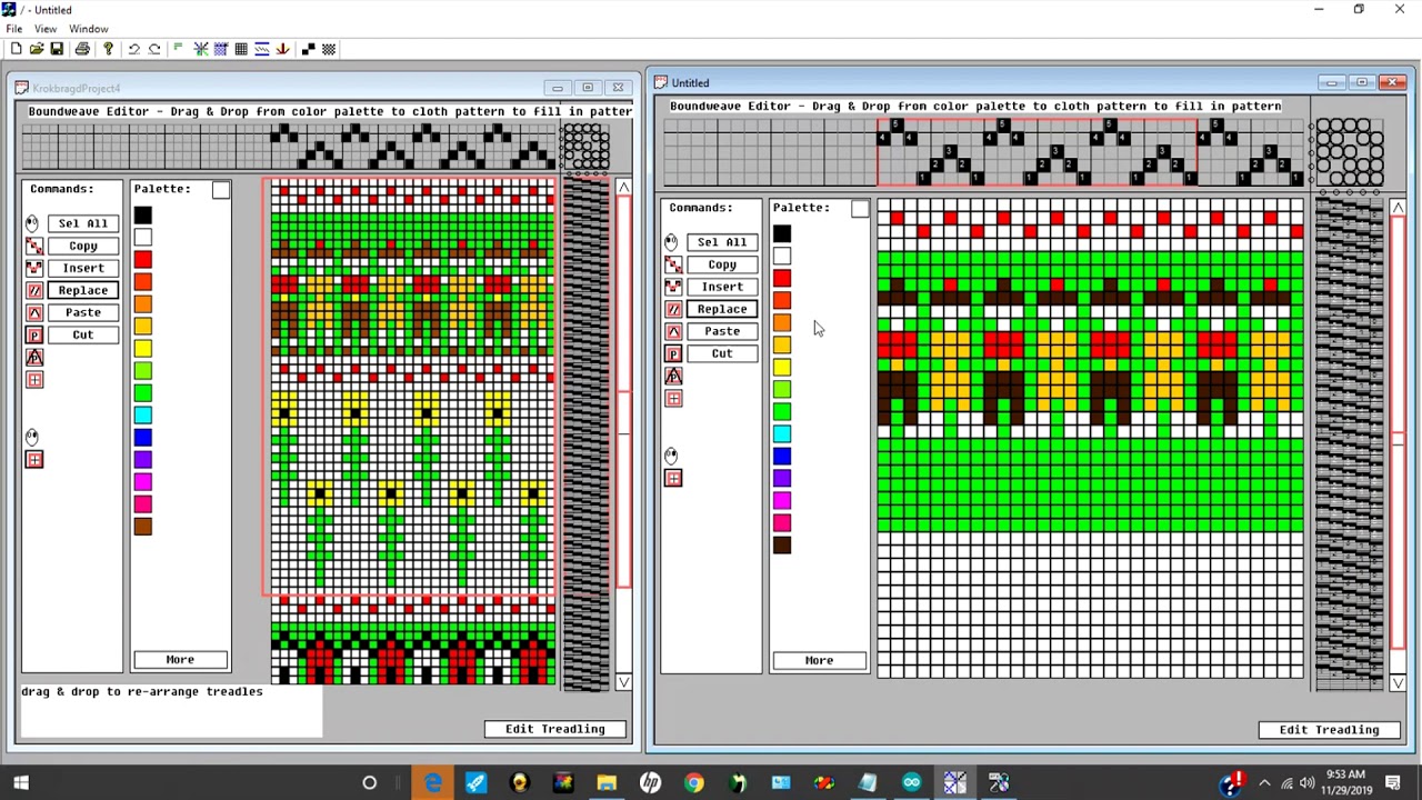 Quickdraw Weaving 3.15 Boundweave Editor - YouTube