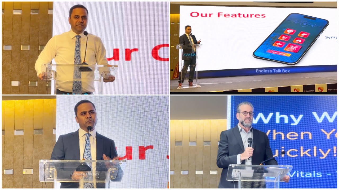 Mr Harish Bisam Grand Launch Quick Vitals Would 1st AI Powered Health Monitoring App By Bisam ...