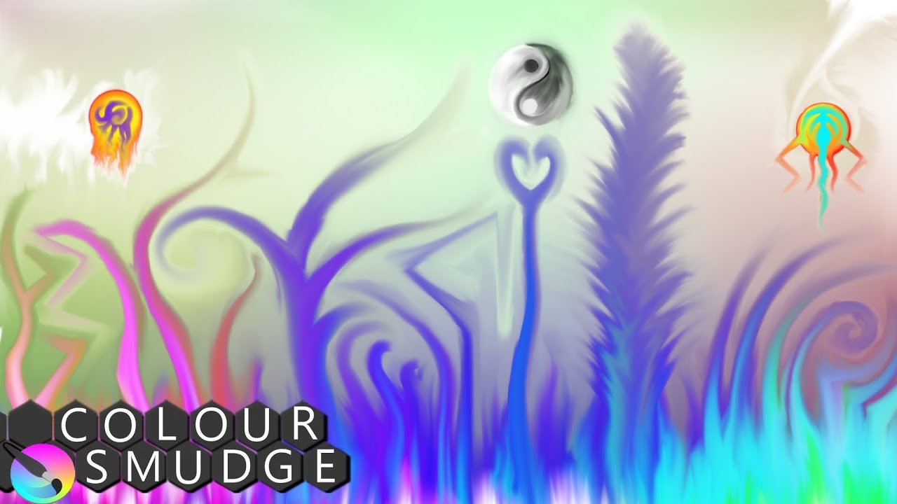 | Colour Smudge Art | 1 - YouTube