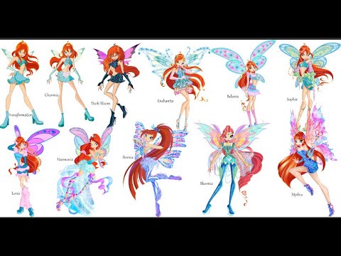 Winx clun bloom tüm dönüşümler/Mytix e kadar