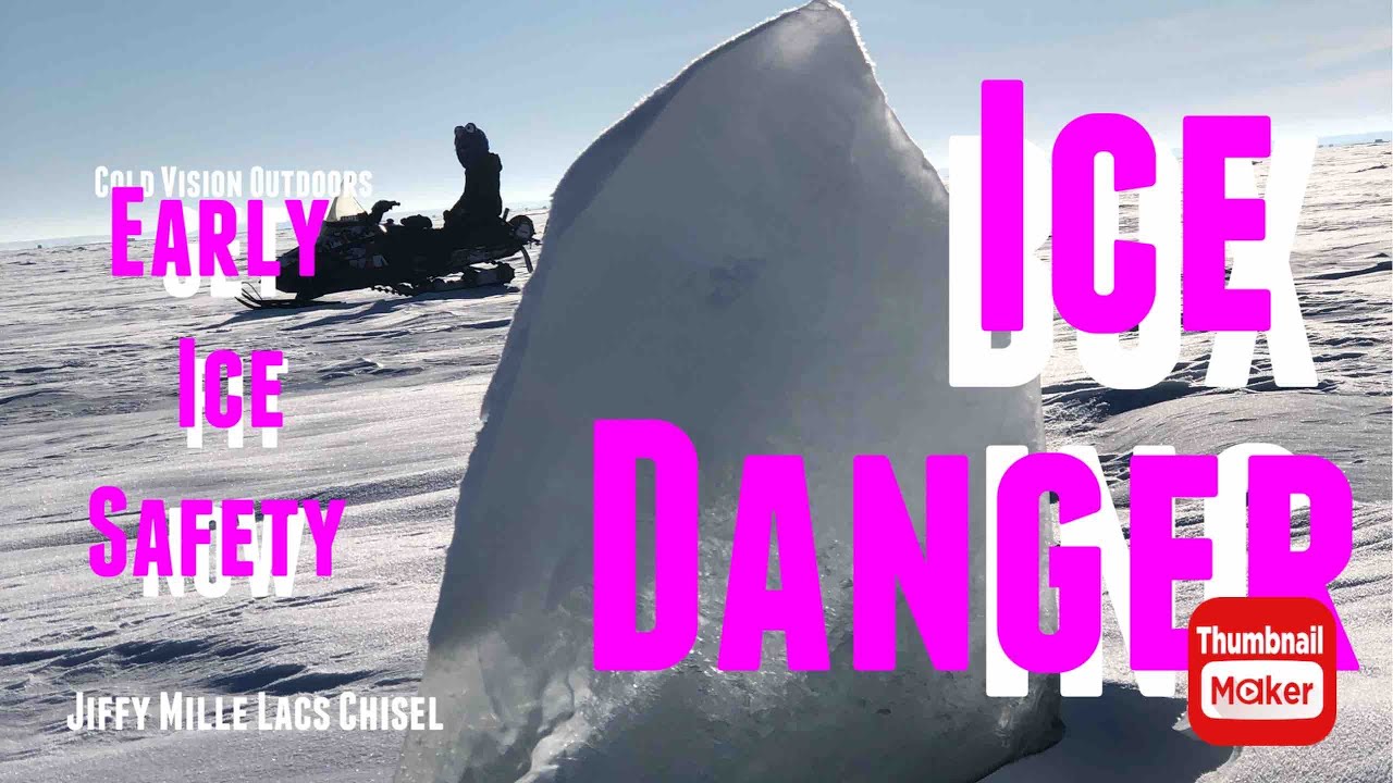 Ice Safety with the Jiffy Mille Lacs Ice Chisel. - YouTube