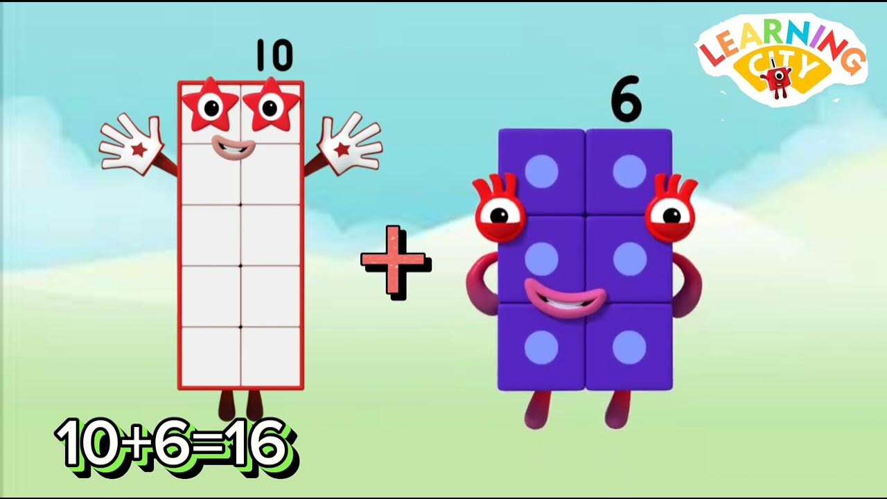 ADDITION OF EVEN NUMBERS USING NUMBERBLOCKS | LEARN TO COUNT | learning city - YouTube