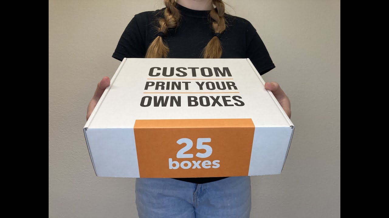 PackSales.com custom printed 12x12x4 mailer box shown for size ...