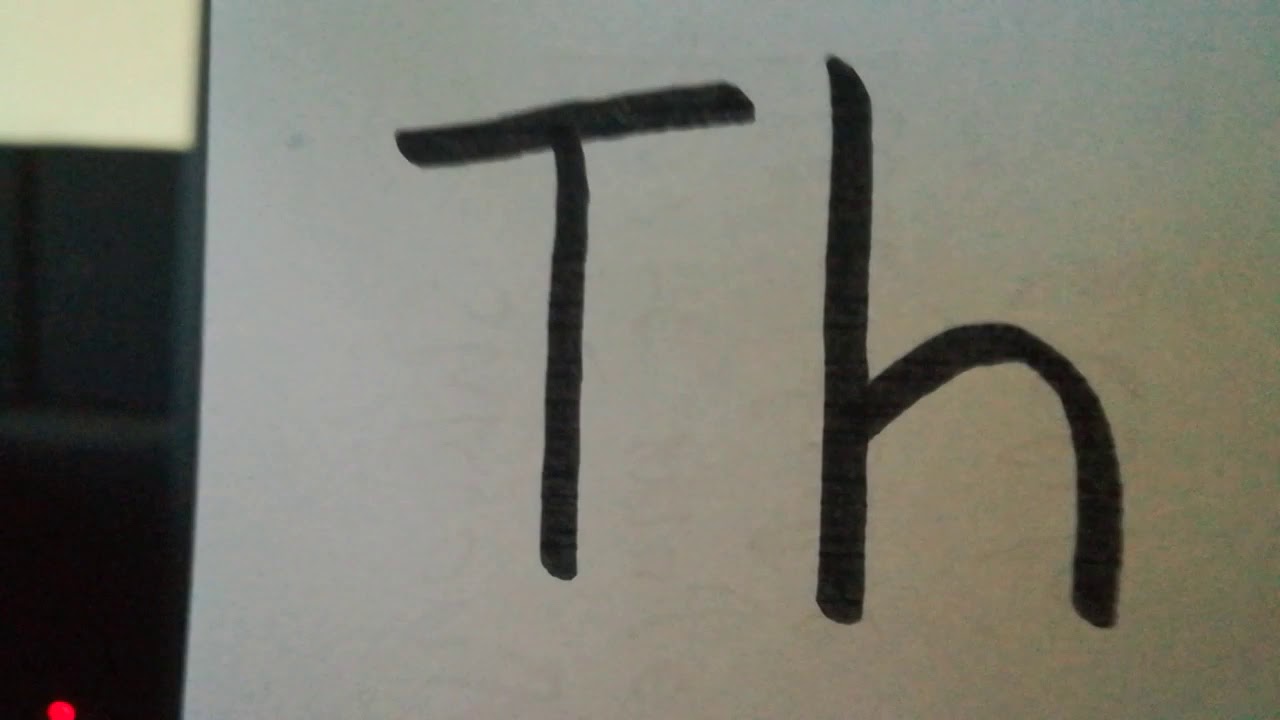 Tingulli dhe shkronja Th, th - YouTube