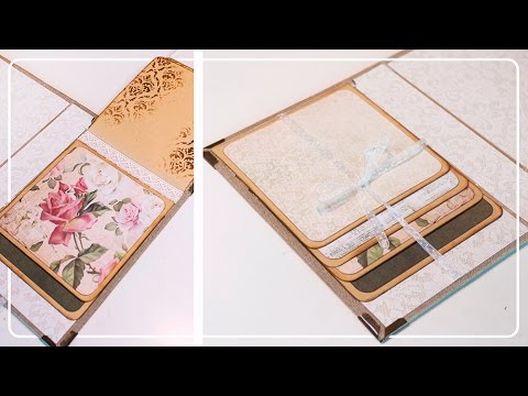 [TUTO] Technique de pages en CASCADE / Scrapbooking - Wedding Album ...