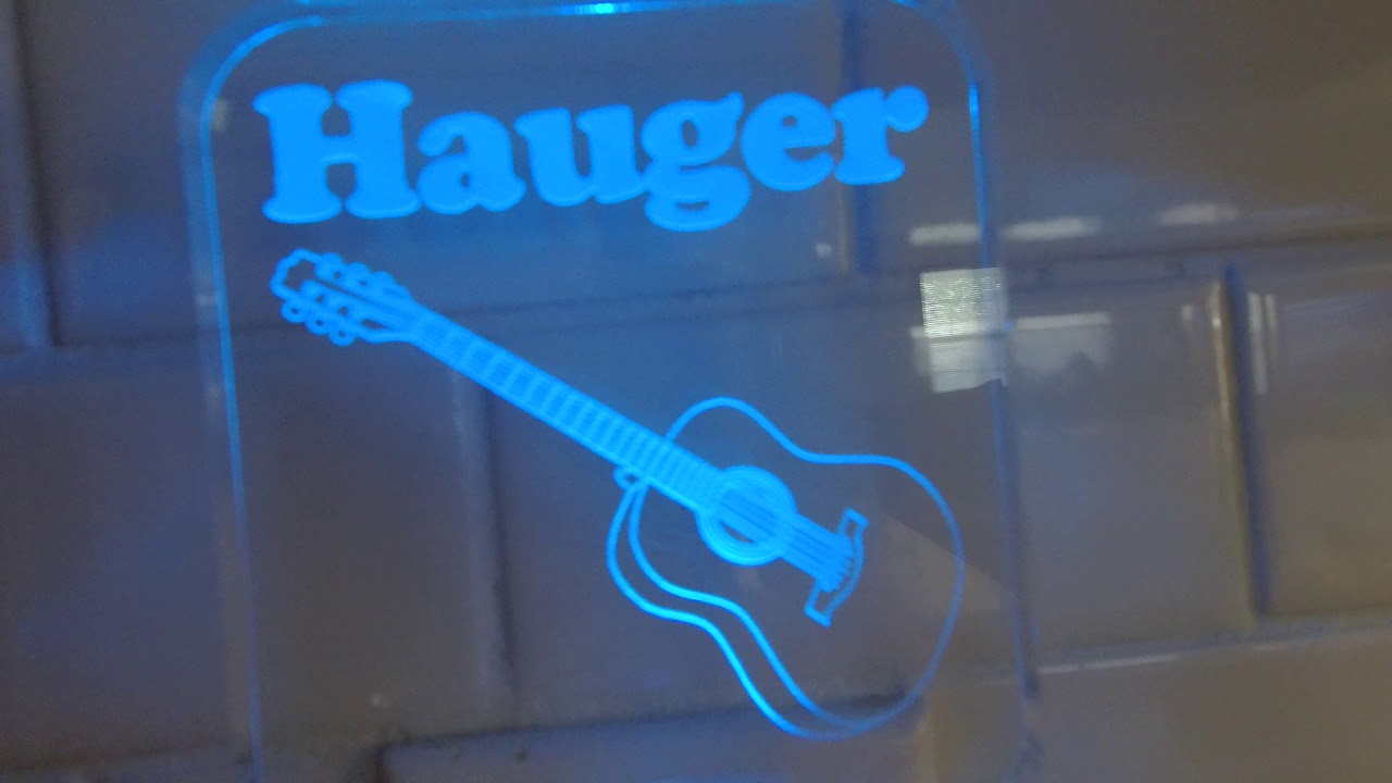 Custom LED Acryclic Guitar Nightlight Perfect Gift for Guitar Players ...