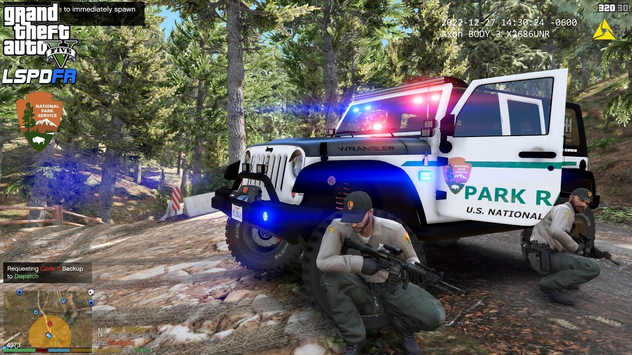 GTA V - LSPDFR 0.4.9🚔 - SAPR/U.S. National Park Service - Heavily Armed ...
