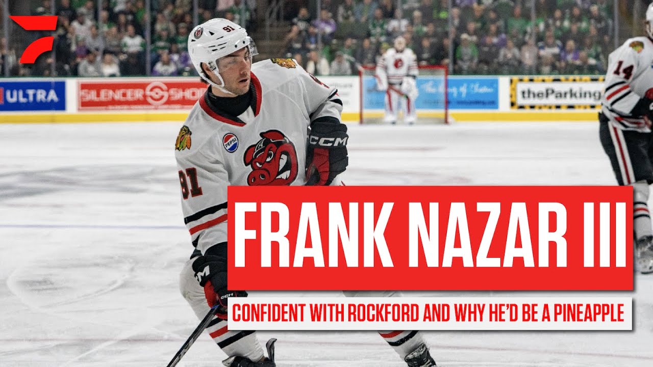 Blackhawks Prospect Frank Nazar III Focused On Helping Rockford Win ...