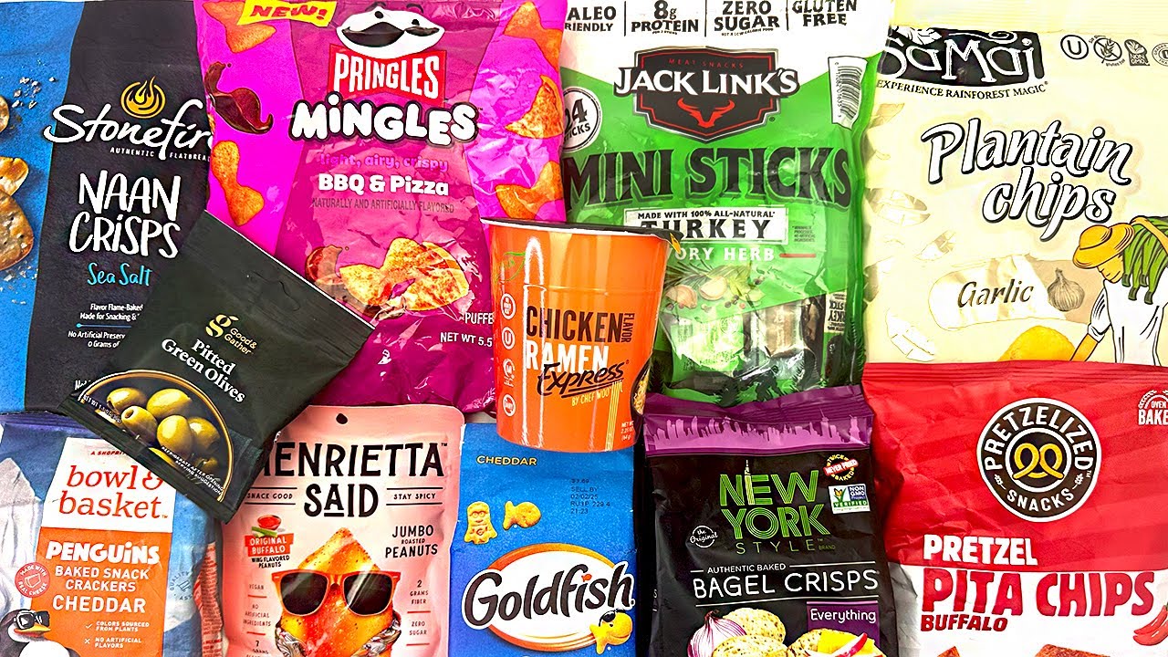 NEW SALTY Snacks Pringles Mingles BBQ & Pizza, Goldfish Crackers, Jack ...