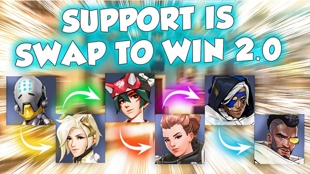 SUPPORT IS SWAP TO WIN IN OVERWATCH 2 2.0 - YouTube
