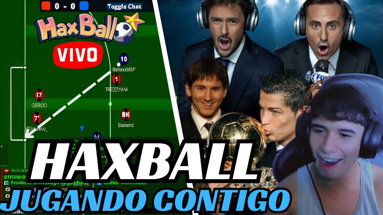 HAXBALL EN VIVO! Futbol Online 5vs5 gana sigue con relato🏆⚽ #haxball # ...