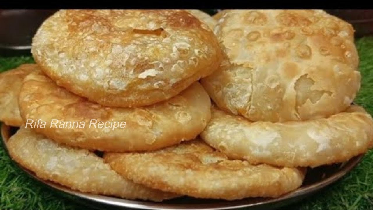 আটার তৈরি পারফেক্ট আলু পুরি রেসিপি - Bangladeshi Hotel Style Alu Puri ...