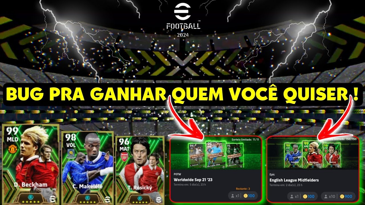 BUG PRA GANHAR OS MELHORES JOGADORES do EFOOTBALL 2024 MOBILE | trick epic, trick potw - YouTube