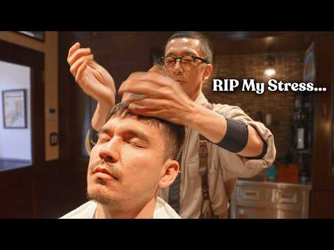 💈(ASMR) This Level of Service Is Rare Today… Inside Tokyo’s Most Sophisticated Barber Room