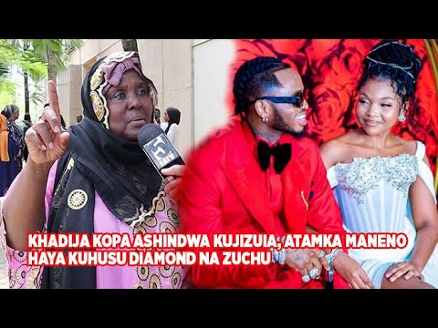 Khadija Kopa : Penzi la Zuchu na Diamond, Mahari hata msaafu ...