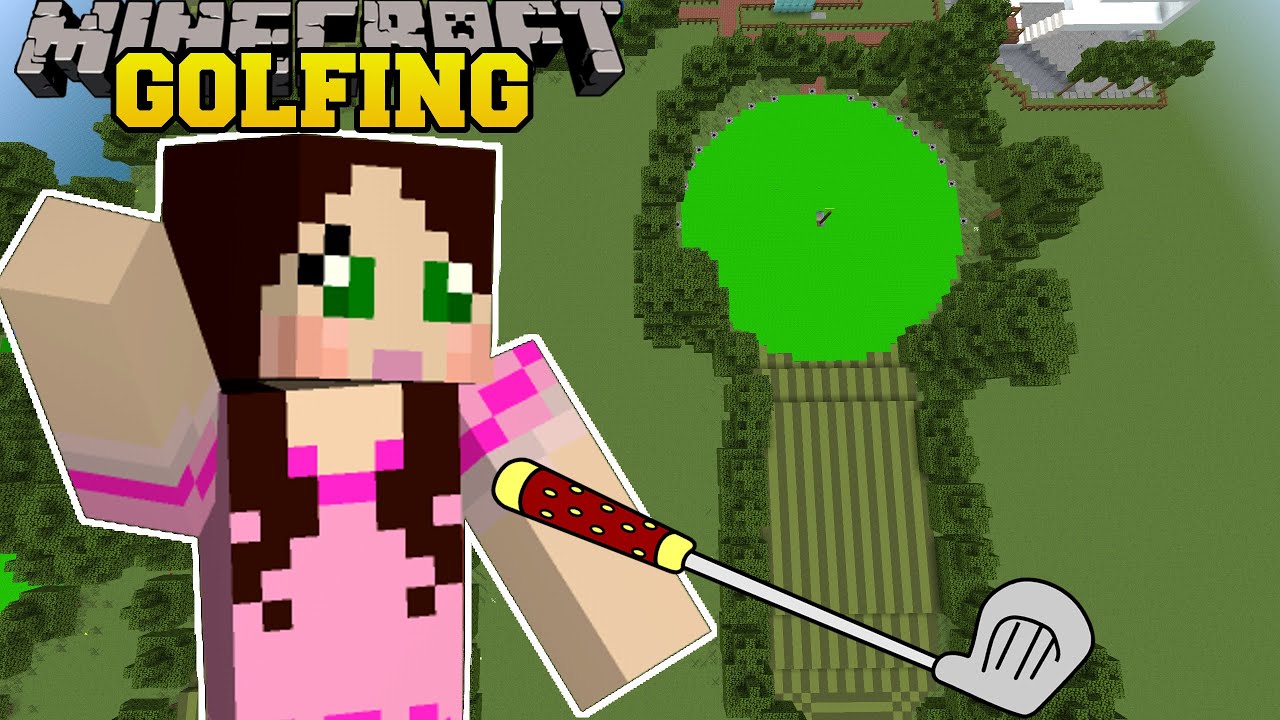 Minecraft: GOING GOLFING! (18 INSANE HOLES!) Mini-Game - YouTube