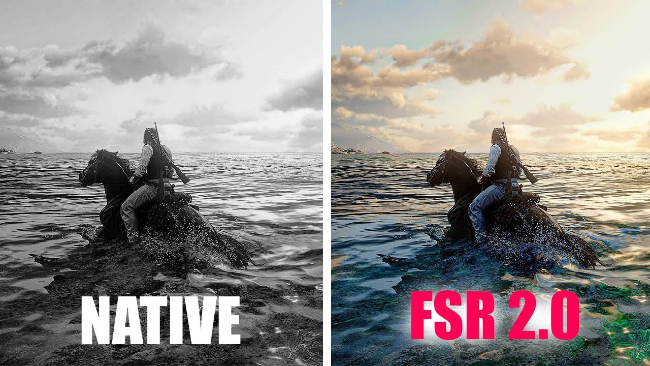 RDR2 Native VS FSR 2.0 | FPS Boost | Ultra Settings | RX 6600 - YouTube