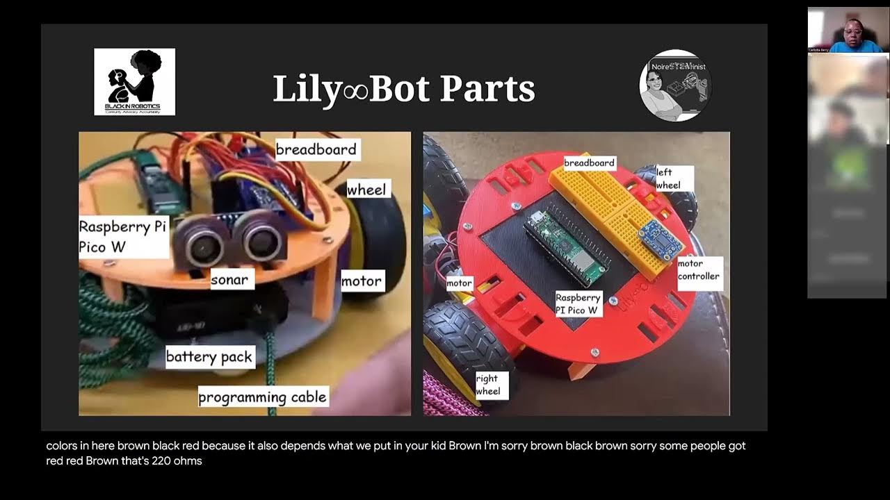 Black In Robotics: Raspberry PI PICO W Workshop with Lily∞Bot (10.15.23) - YouTube