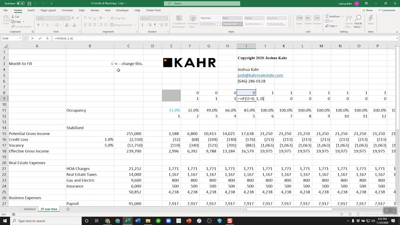 A Flexible Leasing Schedule in Excel - YouTube
