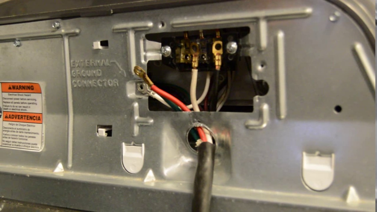 Dryer Cord Install - Intro to Connections - YouTube