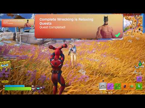 How to EASILY Hit opponents with a pickaxe in Fortnite locations Quest!