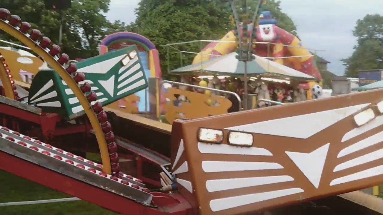 SKI JUMP At Witney Fun Fair/On-Ride - YouTube