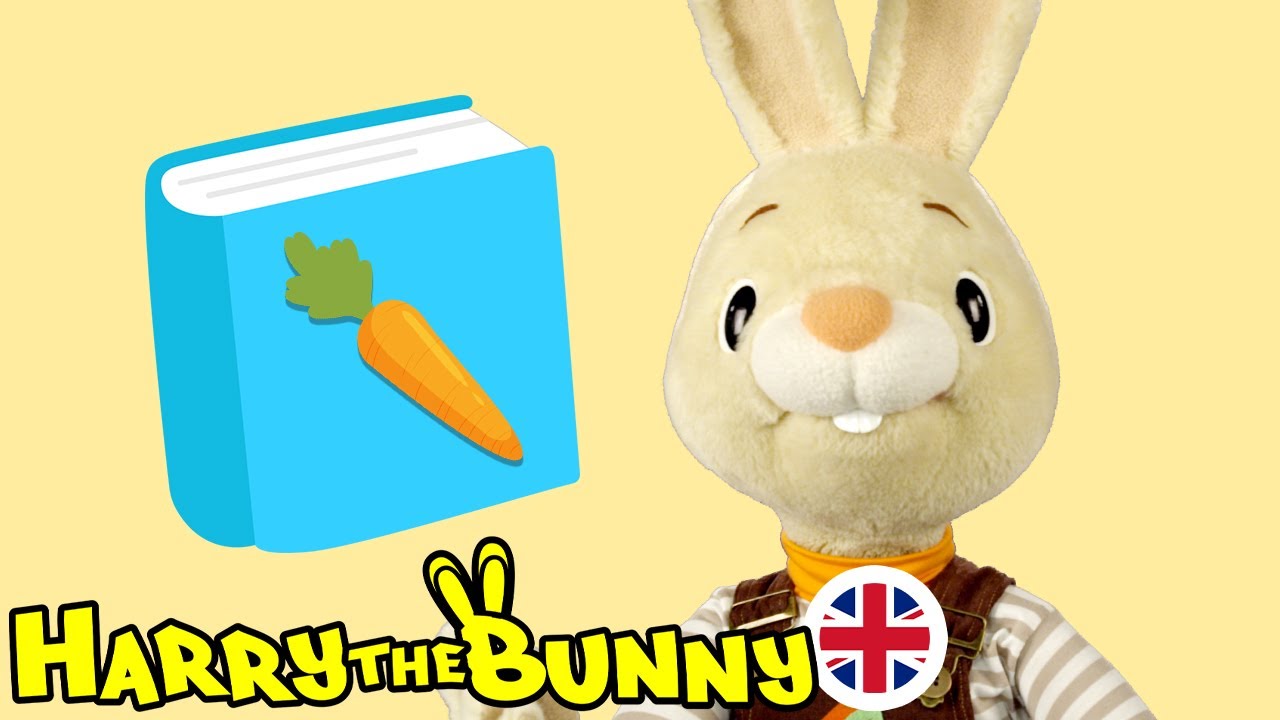 Baby Learning First Words w Harry the Bunny | Book | @BabyFirst Learn ...