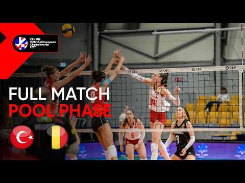 Full Match | Türkiye vs. Belgium | CEV U18 Volleyball European Championship 2026 | Women