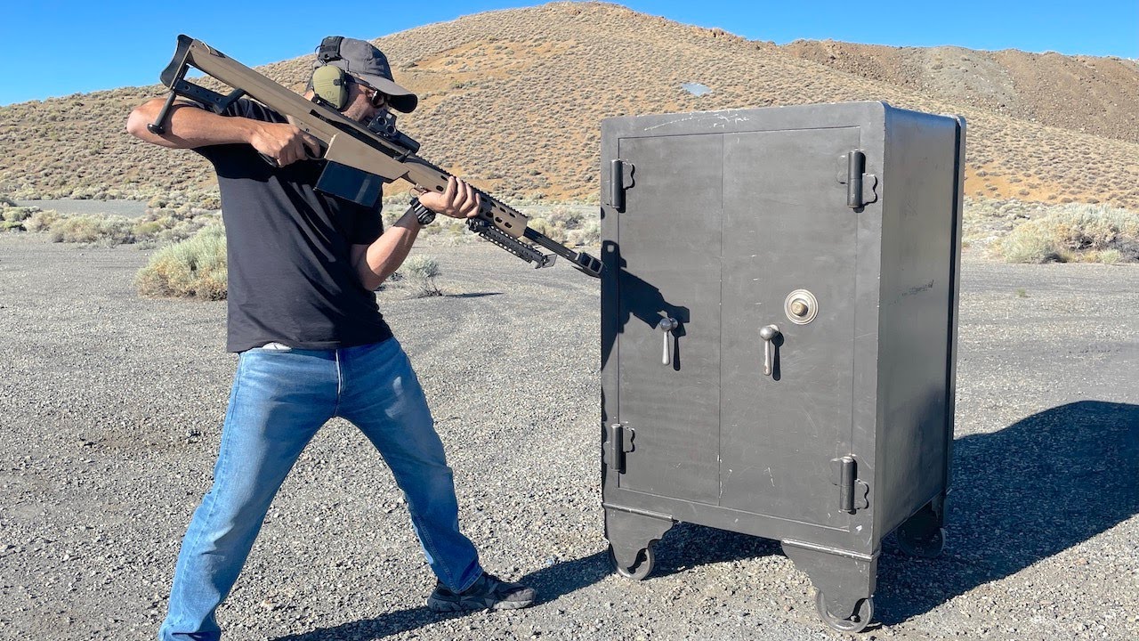 50cal vs 100 year old safe - YouTube